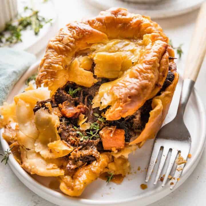 Steak and Ale Pot Pie - Grandbaby Cakes