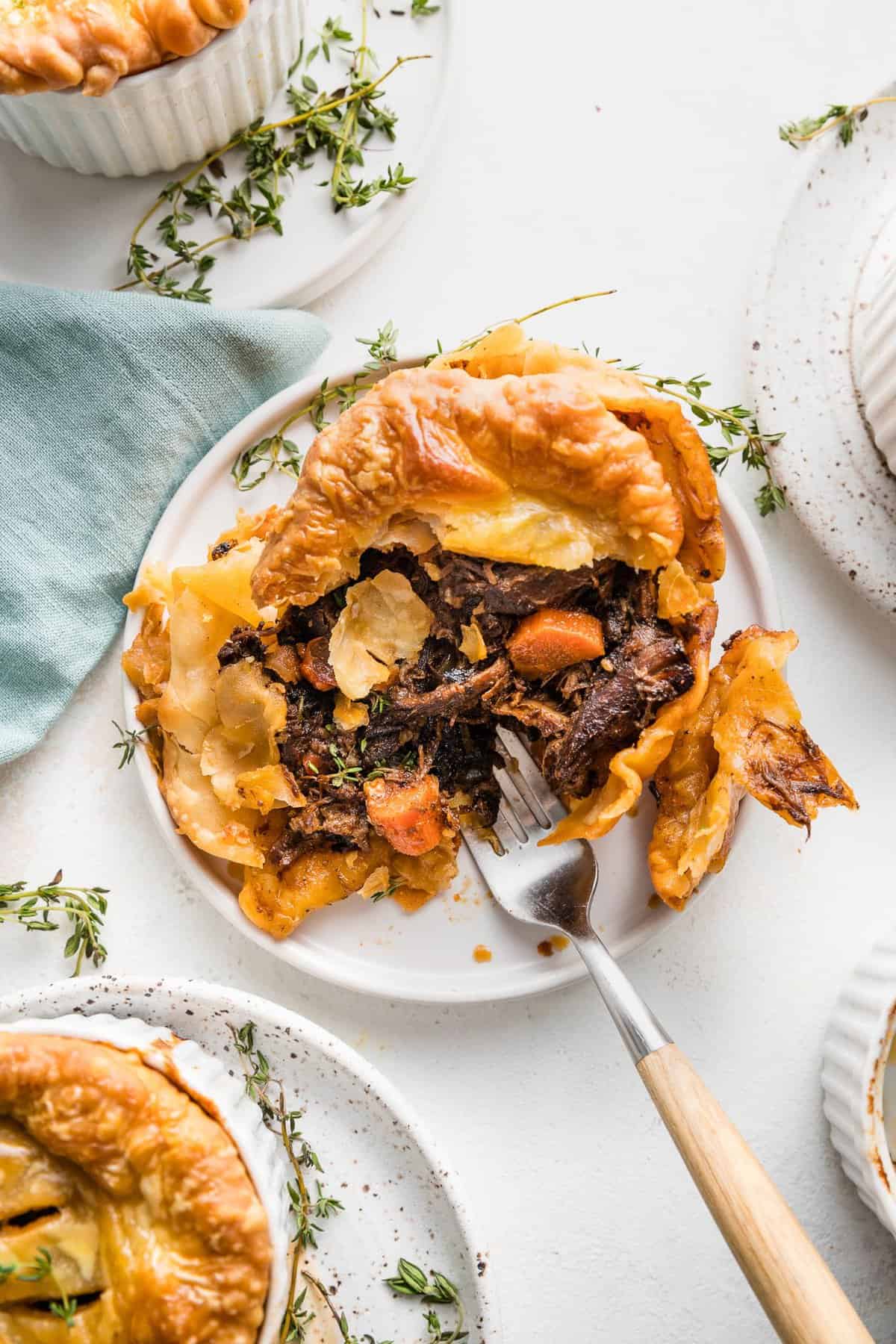 Steak and Ale Pot Pie - Grandbaby Cakes