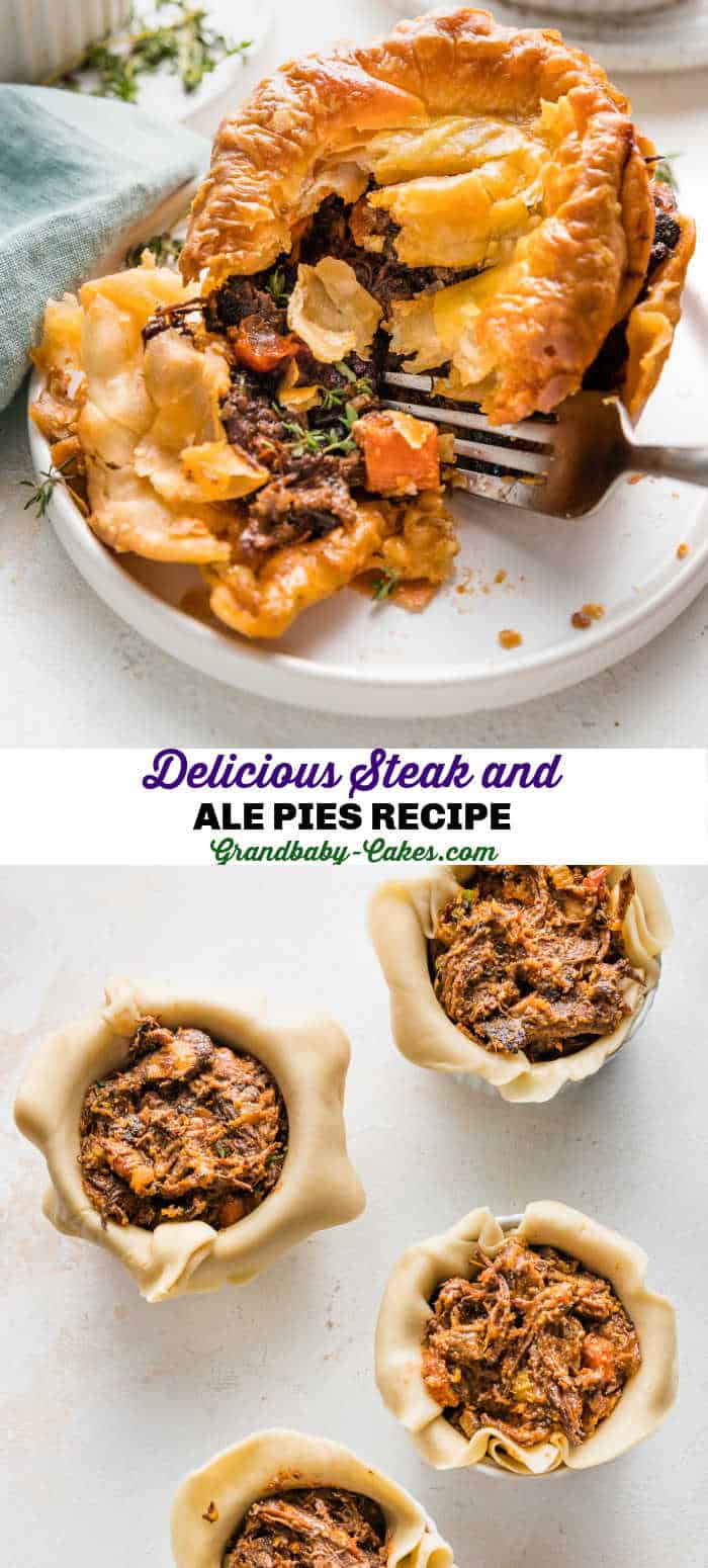 Homemade Steak and Ale Pot Pie - Grandbaby Cakes