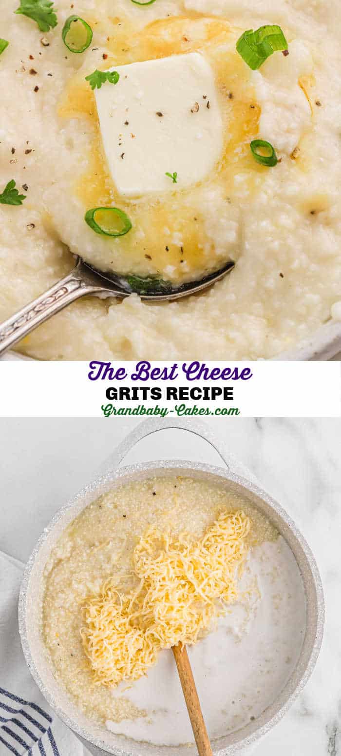 Cheese Grits {Quick Grits Recipe!} - Grandbaby Cakes