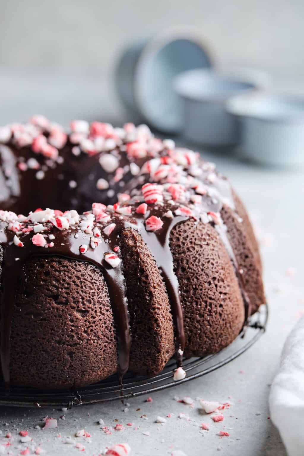 Chocolate Peppermint Cake - Grandbaby Cakes