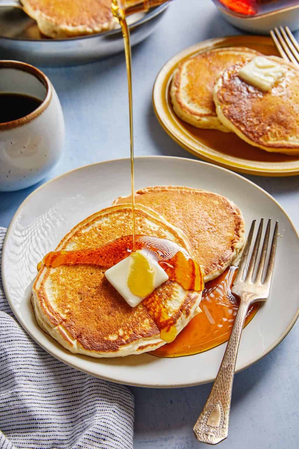 Fluffy Old Fashioned Pancake Recipe - Grandbaby Cakes
