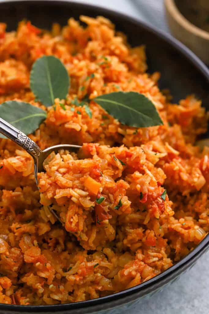 Flavorful Jollof Rice Recipe - Grandbaby Cakes
