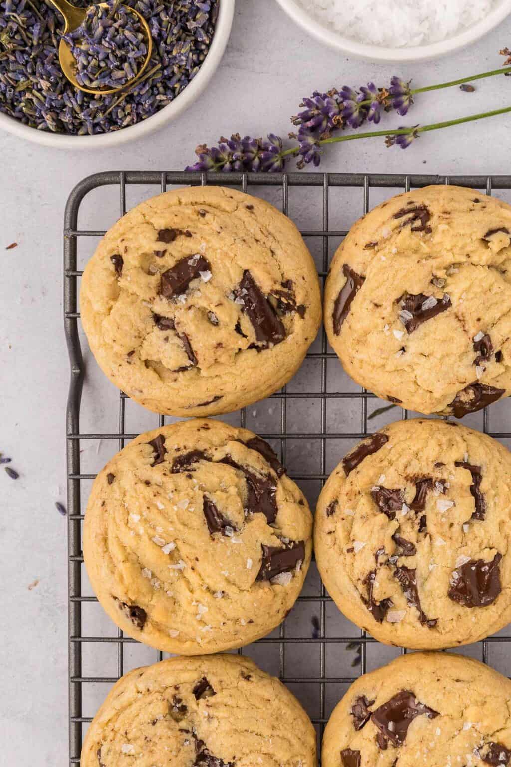 Lavender Chocolate Chip Cookies {Lavender Infused Brown Butter ...