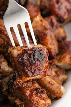 Classic Chicago-Style BBQ Rib Tips {Grilled or Baked!} - Grandbaby Cakes