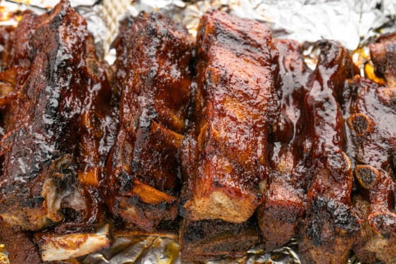 BBQ Rib Tips {2 Ways!} - Grandbaby Cakes