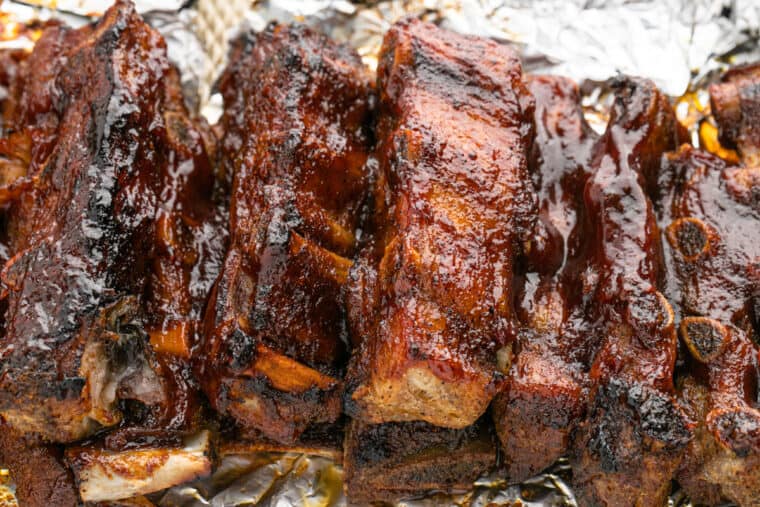 BBQ Rib Tips {2 Ways!} - Grandbaby Cakes