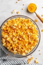 Delish Homemade Cheddar Popcorn - Grandbaby Cakes