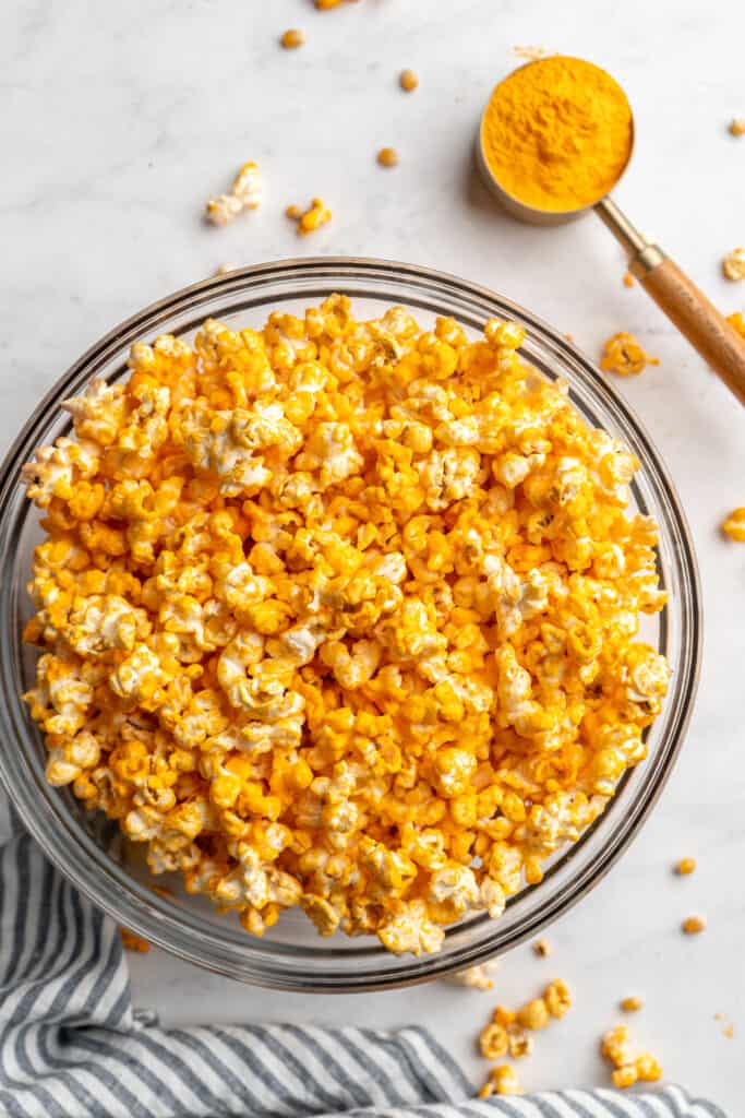 Delish Homemade Cheddar Popcorn - Grandbaby Cakes