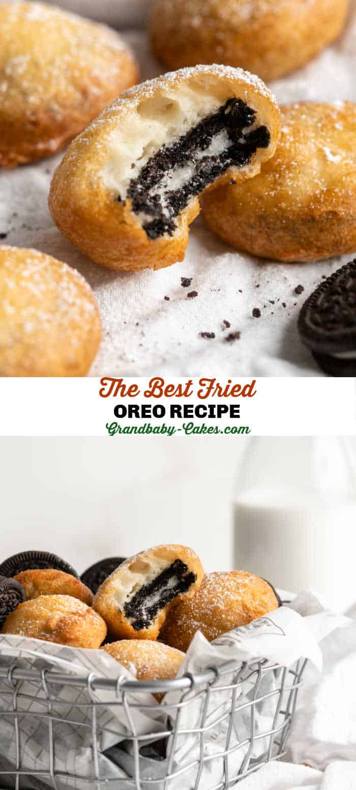 Fried Oreos (Carnival-Style) - Grandbaby Cakes