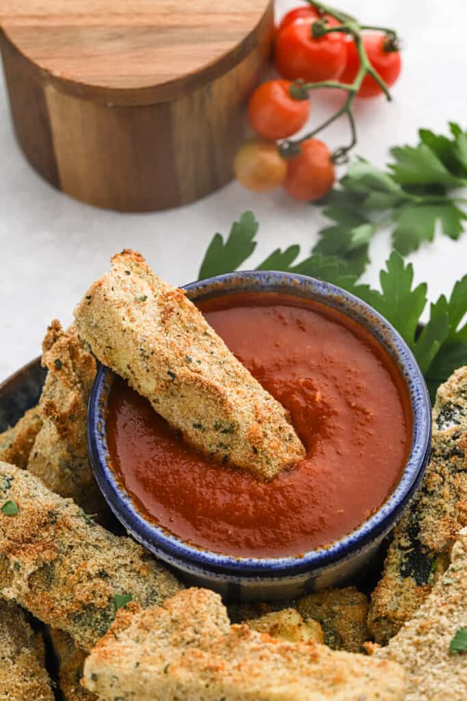 Crispy Southern Fried Zucchini {2-Ways!} - Grandbaby Cakes