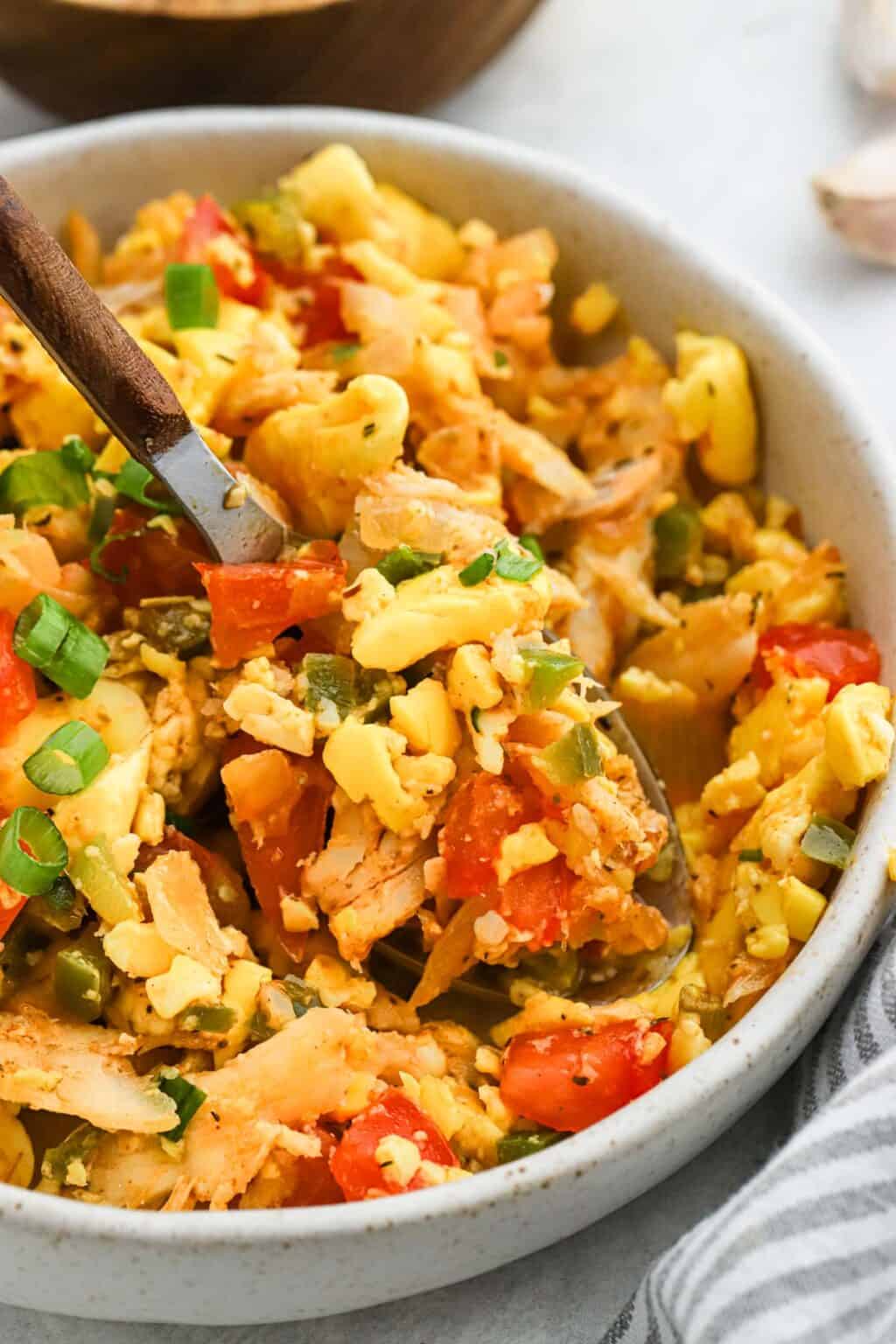 Traditional Ackee and Saltfish - Grandbaby Cakes