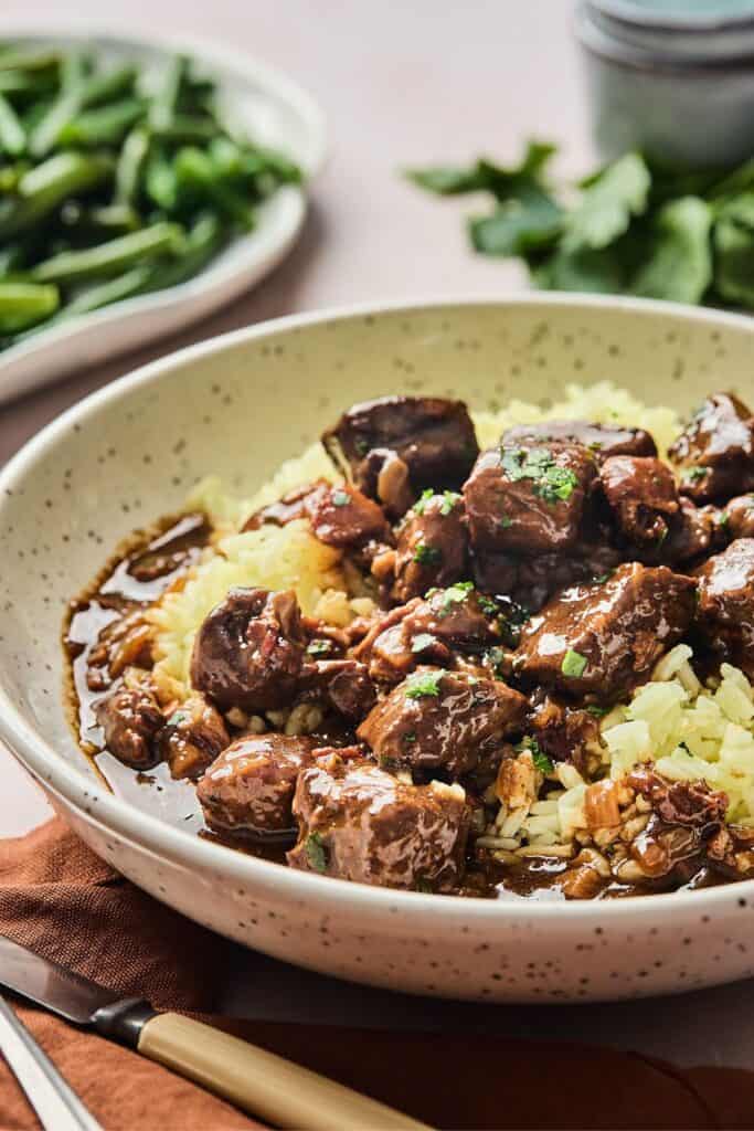 Tender Beef Tips and Gravy Melt-In-Your-Mouth