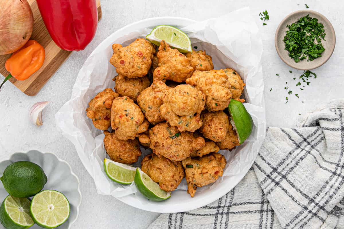 Saltfish Fritters - Grandbaby Cakes