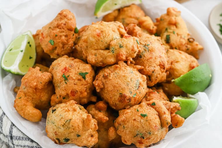 Authentic Jamaican Saltfish Fritters - Grandbaby Cakes
