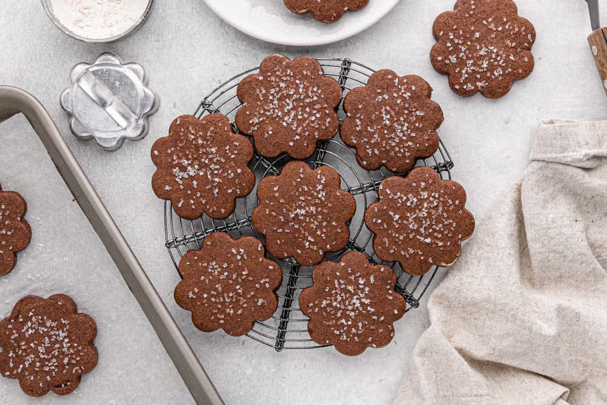 Chocolate Sugar Cookies Chocolate Sugar Cookies Recipe