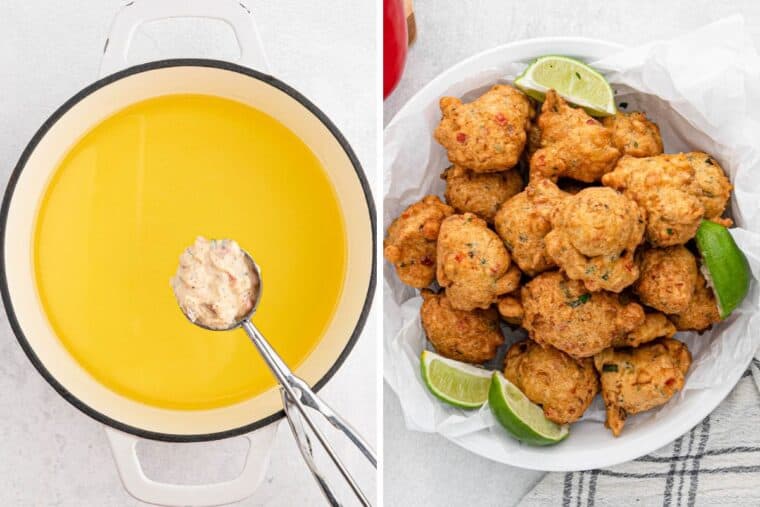 Authentic Jamaican Saltfish Fritters - Grandbaby Cakes