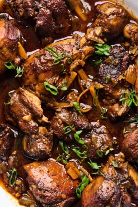 Authentic Jamaican Brown Stew Chicken! - Grandbaby Cakes