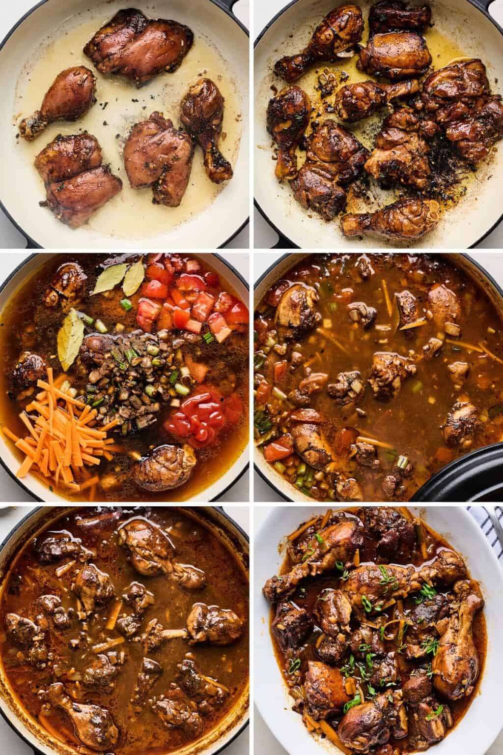 Authentic Jamaican Brown Stew Chicken! - Grandbaby Cakes