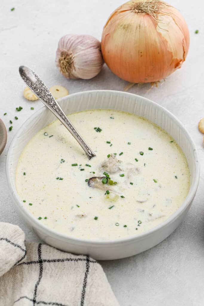 Flavorful Oyster Stew - Grandbaby Cakes