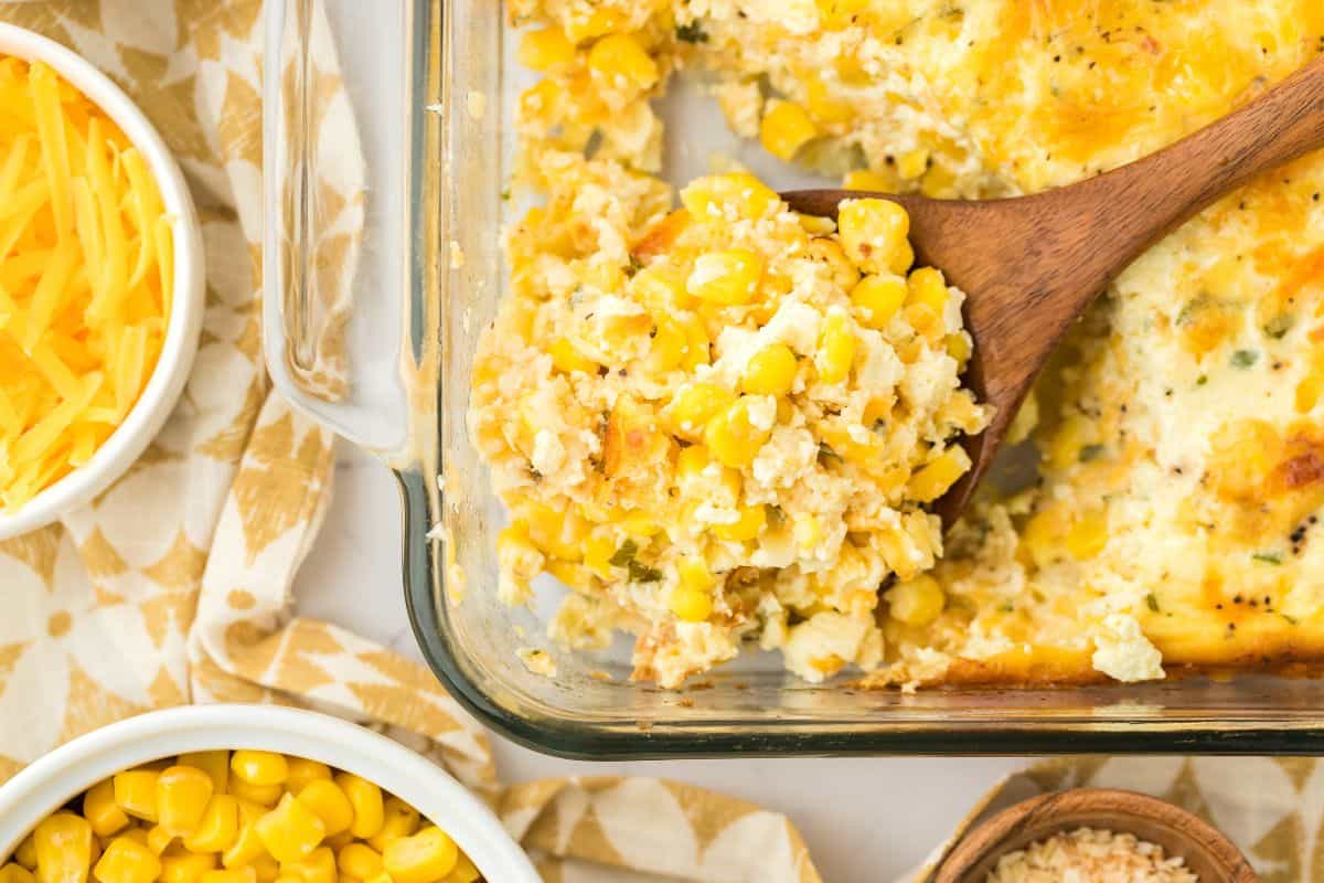 Scalloped Corn - Grandbaby Cakes