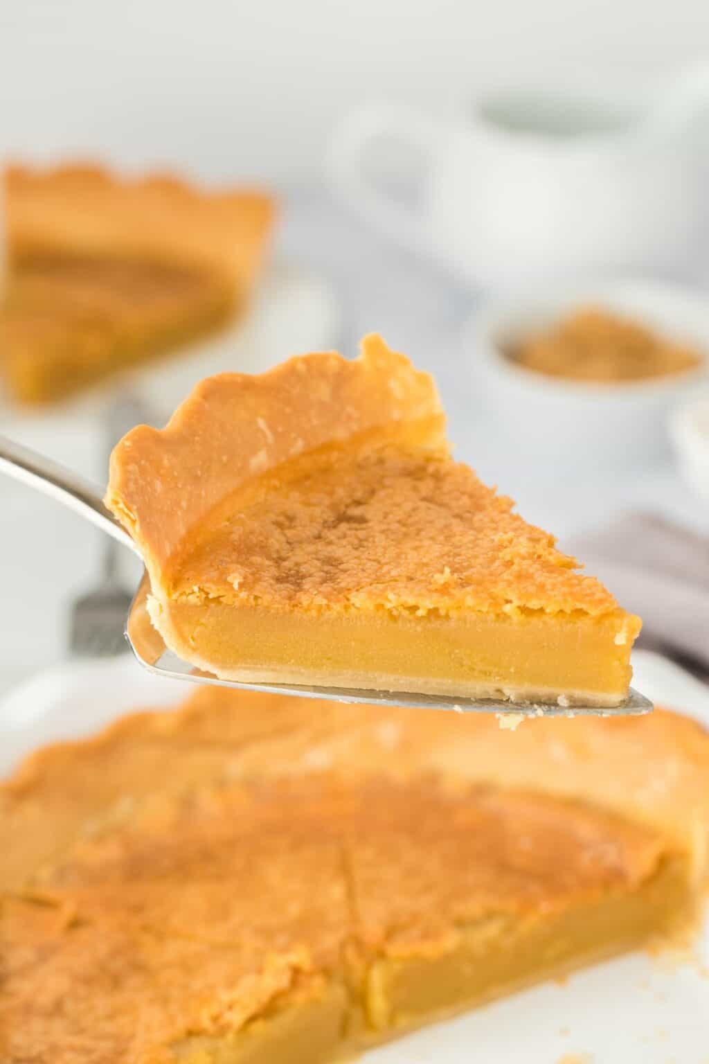 Easy Classic Vinegar Pie - Grandbaby Cakes