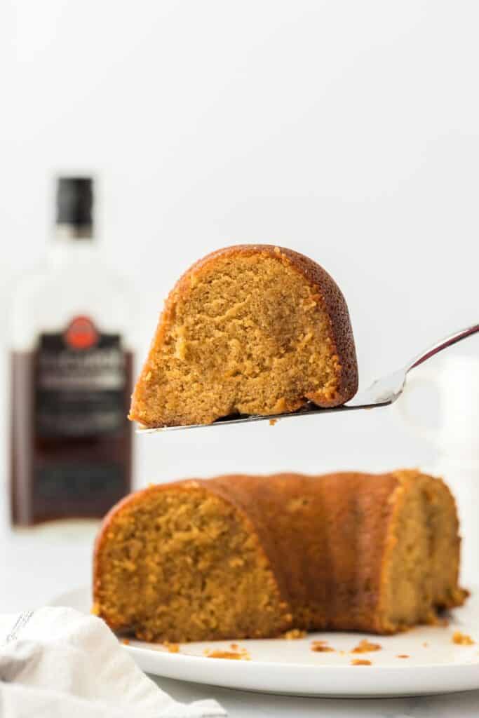 Rum Cake Recipe Easy Version with a Rum Butter Syrup