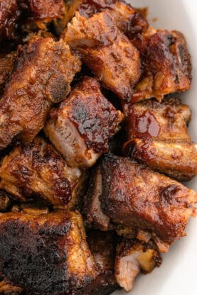 Classic Chicago-Style BBQ Rib Tips {Grilled or Baked!} - Grandbaby Cakes