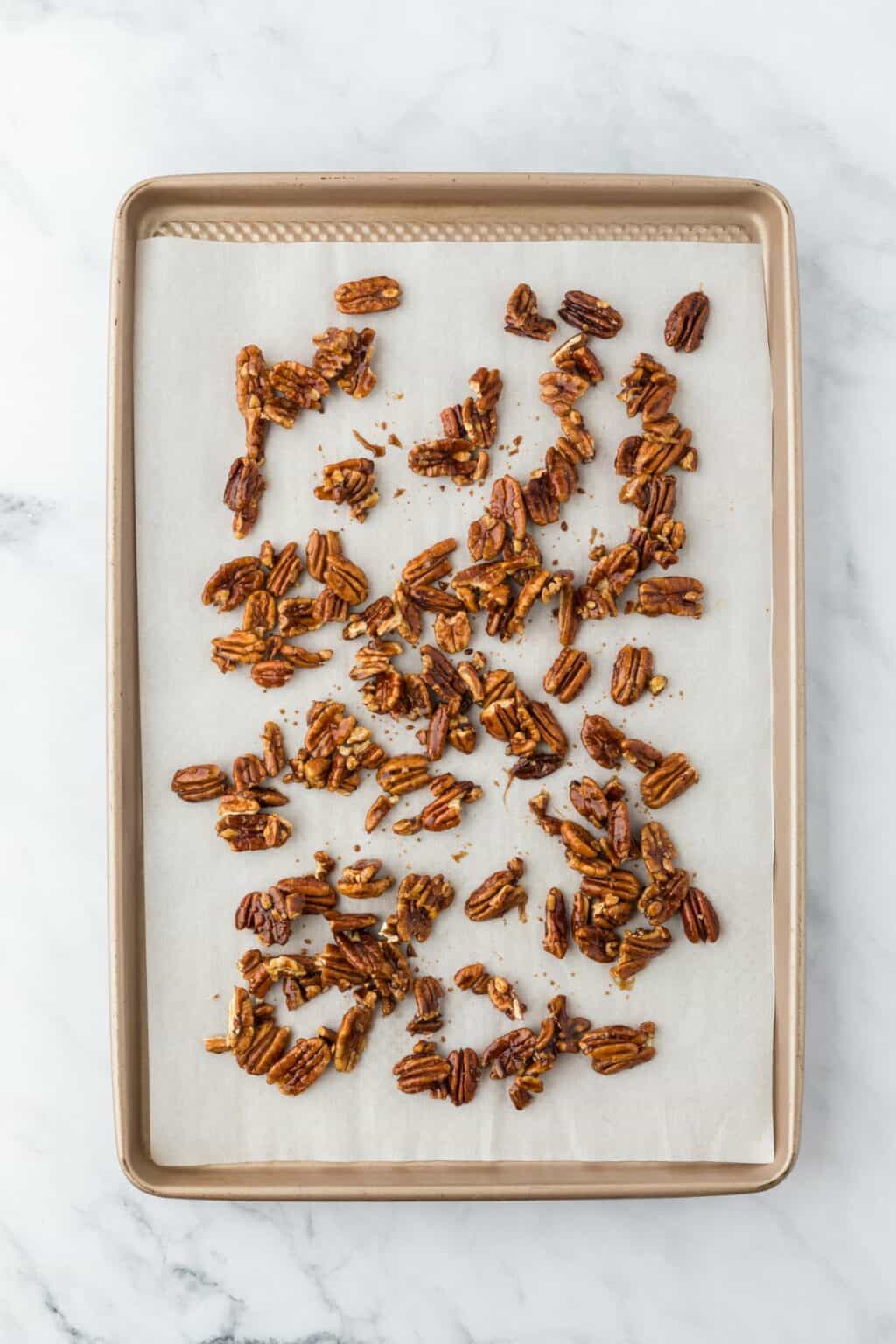 10 Min Stovetop Southern Candied Pecans - Grandbaby Cakes