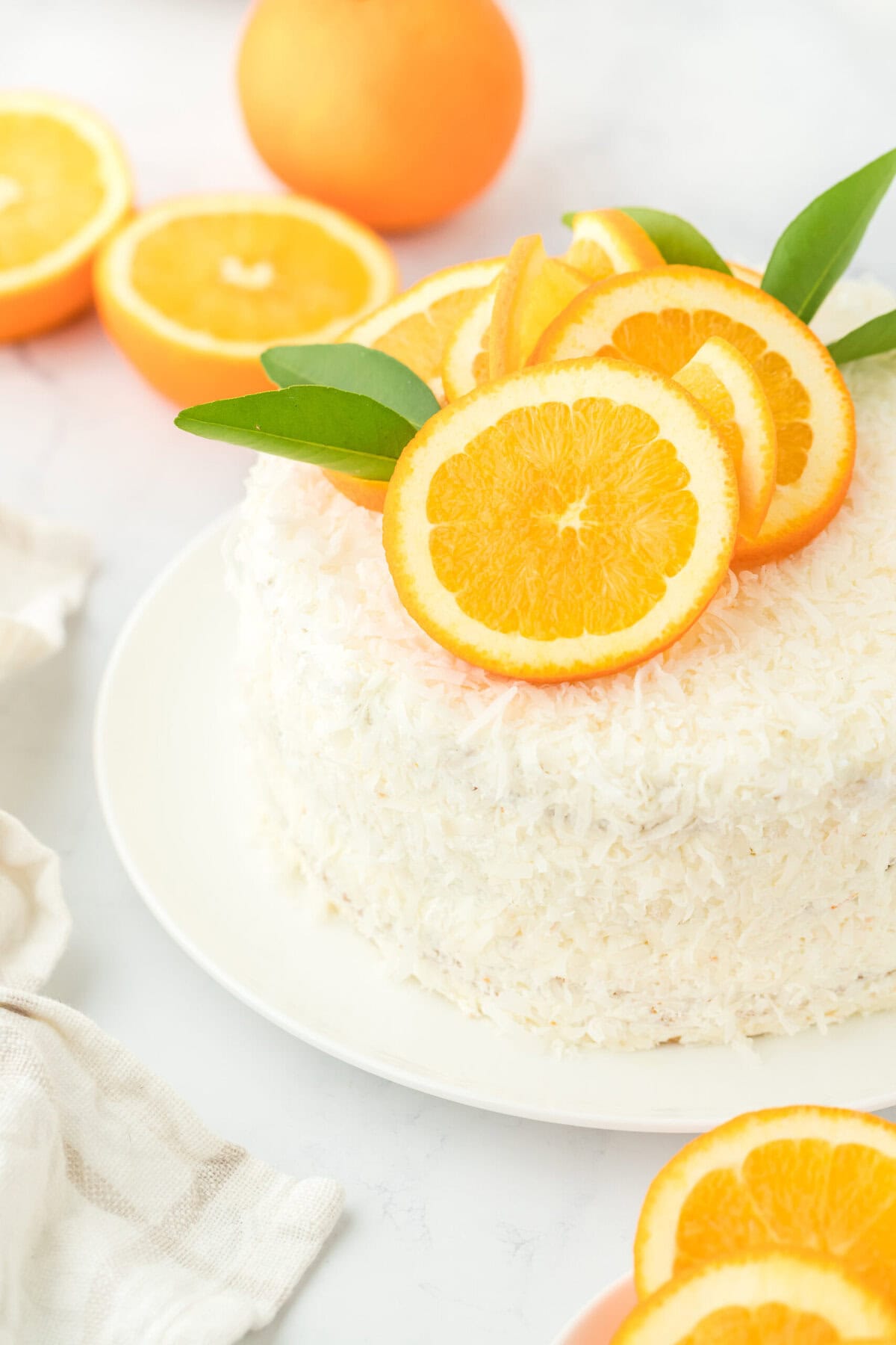 Orange Coconut Cake - Grandbaby Cakes