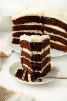 Decadent and Super Moist Devil's Food Cake - Grandbaby Cakes